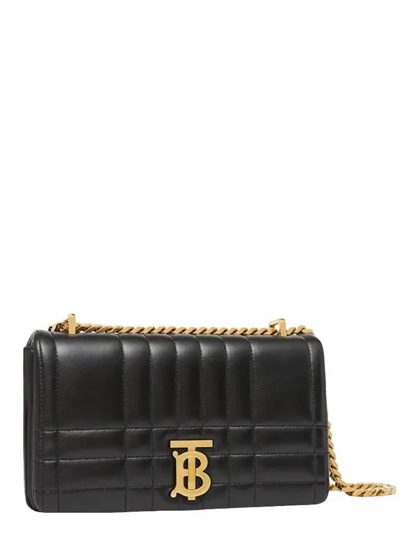 Burberry Quilted Leather Lola Bag - Black/gold/tone