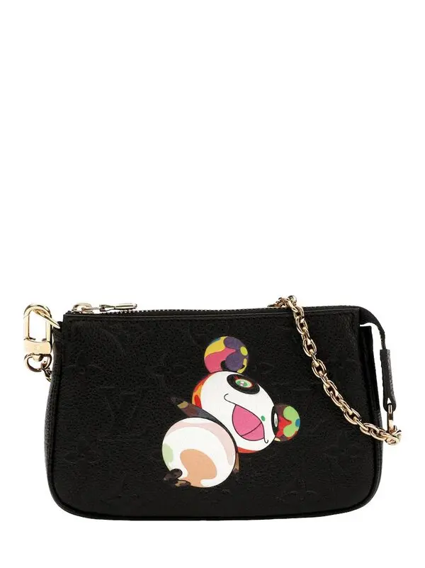 LOUIS VUITTON X Takashi Murakami Mini Pochette Accessoires - Black