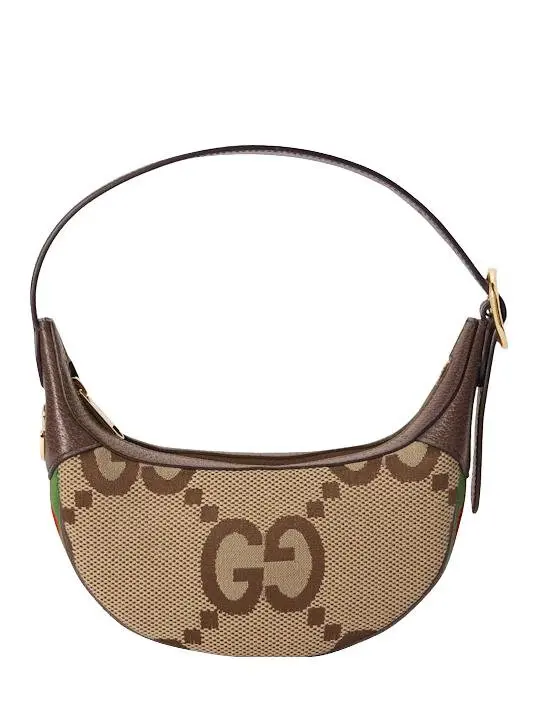 Gucci Ophidia Mini Jumbo Gg Bag - Camel/ebony