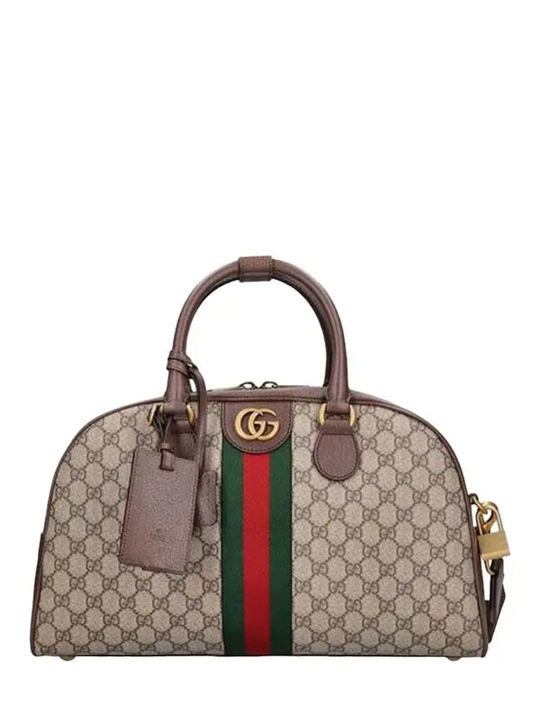 Gucci Ophidia Medium Gg Top Handle - Beige