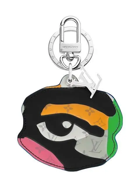 LOUIS VUITTON Portrait Figurine Key Holder And Bag Charm - Multicolor