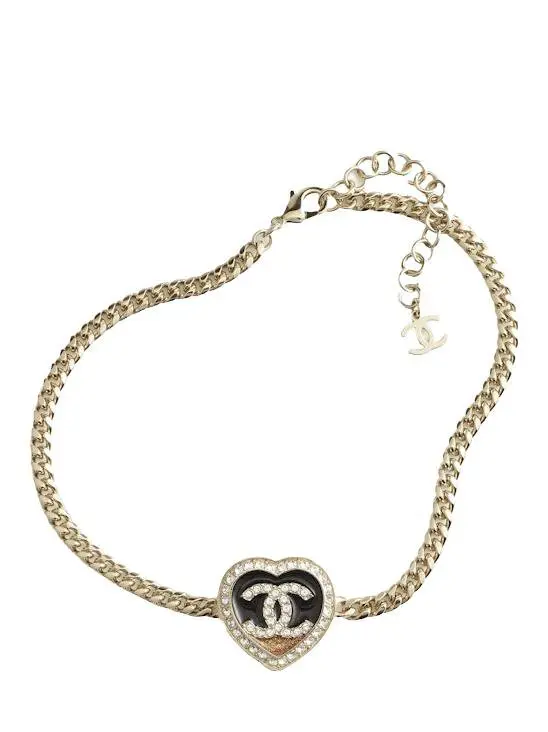 Chanel Choker - Gold/black/dark Gold