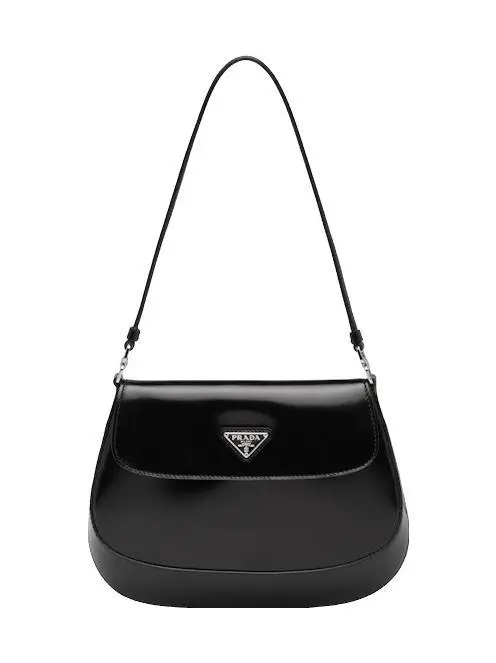 Prada Cleo Shoulder Bag - Black