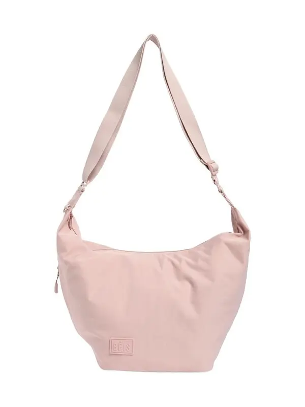BEIS The Crescent Catchall Crossbody Bag - Atlas Pink