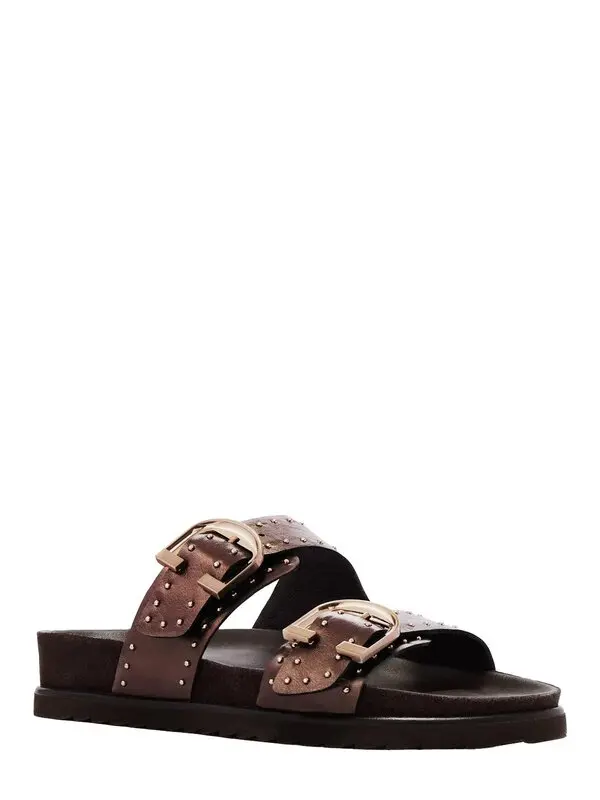 FRANKIE4 Deon Buckle Sandal - Bronze Stud