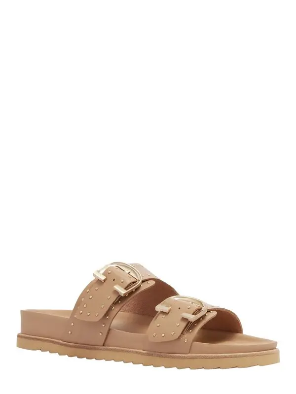 FRANKIE4 Deon Buckle Sandal - Camel Stud