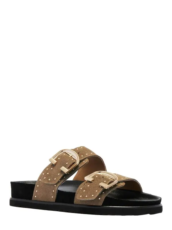 FRANKIE4 Deon Buckle Sandal - Rye Suede Stud