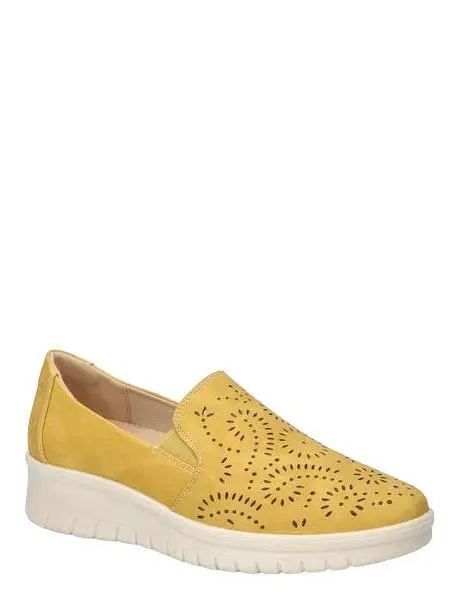 EASY WORKS BY EASY STREET Ying Perforated Slip-on Sneaker - Yellow
