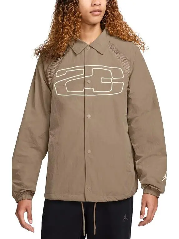 JORDAN Coaches Jacket - Desert Camo/ Sail