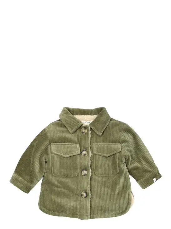 OH BABY! Corduroy Shacket - Moss