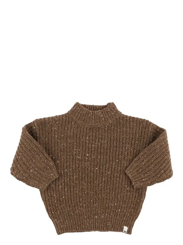 OH BABY! Speckle Knit Pullover - Chocolate