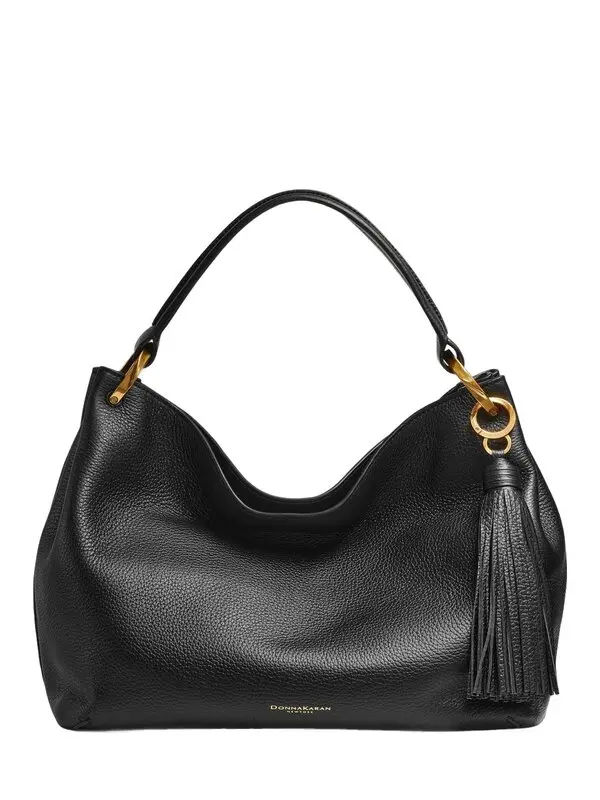 Donna Karan New York Glenwood Shoulder Bag - Black/gold