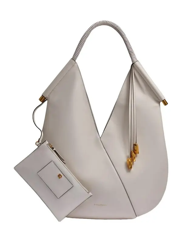 Donna Karan New York Baldwin Shoulder Bag - Brilliant White