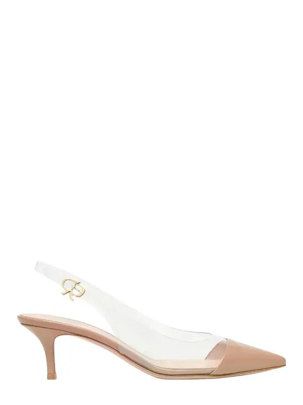 GIANVITO ROSSI 55mm Plexi Pumps - Neutrals