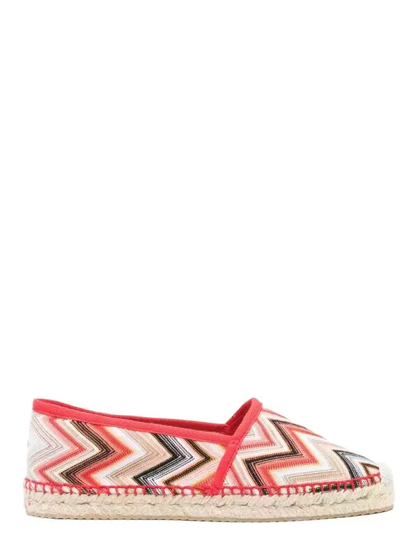 Missoni Zigzag Espadrilles - Red