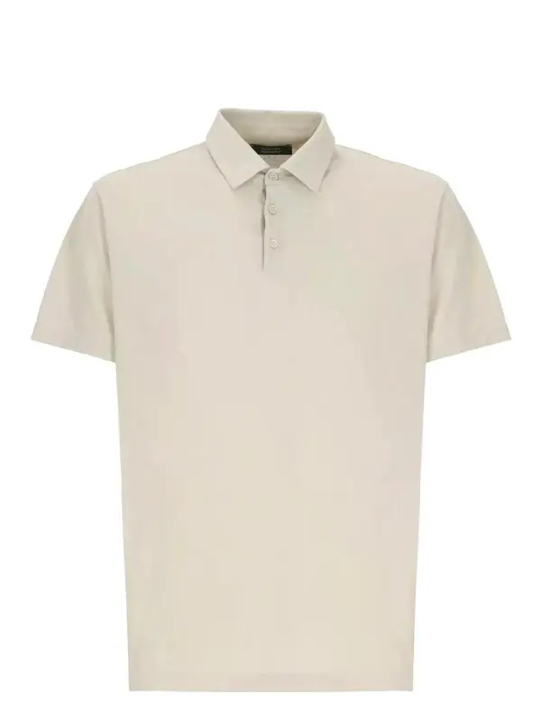 ZANONE Cotton Polo Shirt - Neutrals