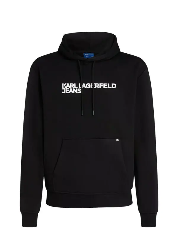 Karl Lagerfeld Logo-print Hoodie - Black