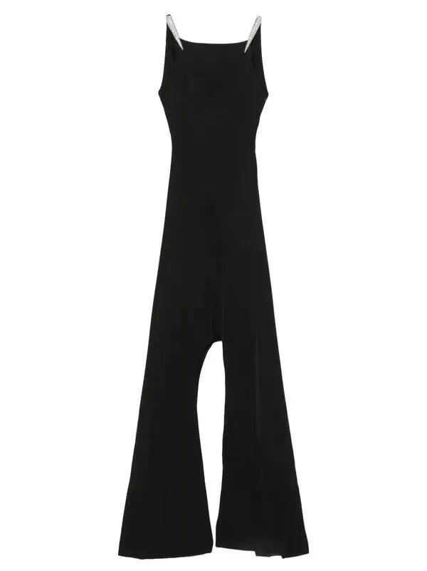 David Koma Crystal-embellished Gown - Black
