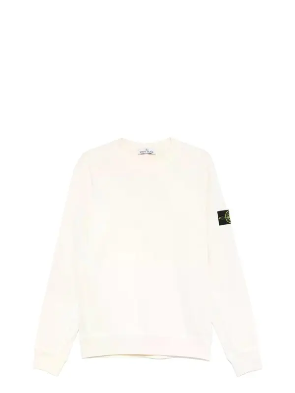 Stone Island Compass-badge Sweatshirt - White