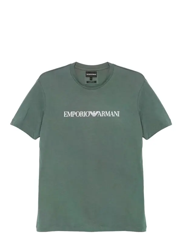 Emporio Armani Logo-print T-shirt - Green