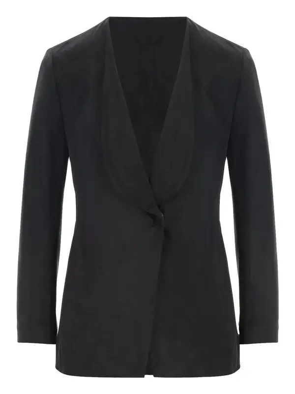 Giorgio Armani Single-breasted Blazer - Grey