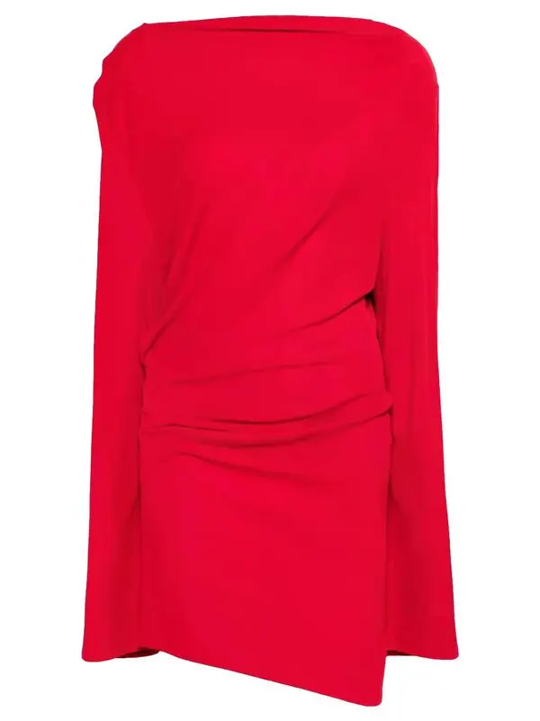 Jacquemus Draped Mini Dress - Red