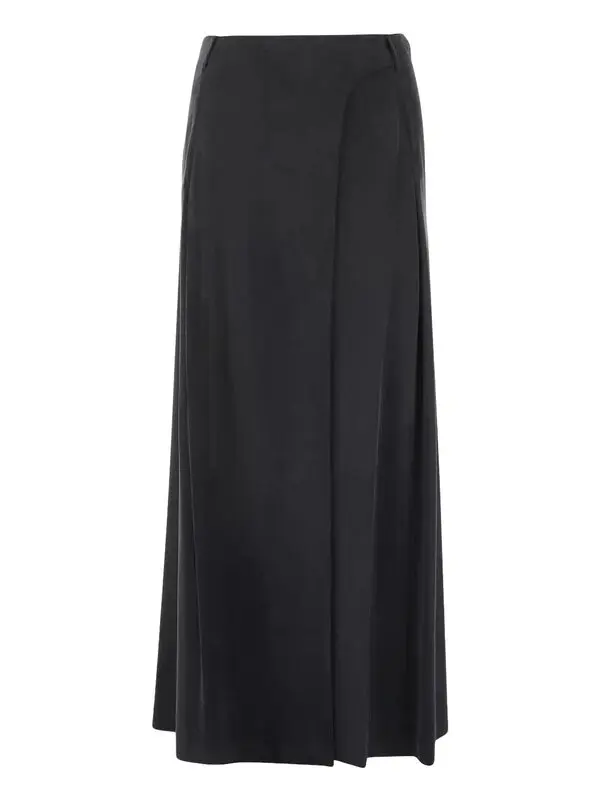 Giorgio Armani Interlock Long Skirt - Grey