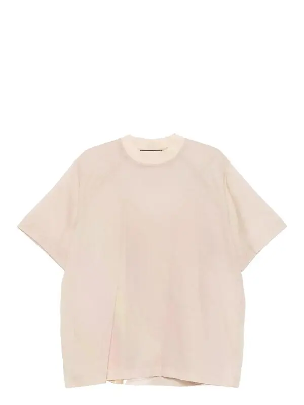 Plan C Cotton T-shirt - Neutrals