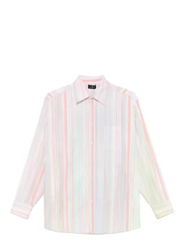 Etro Mix-print Shirt - Pink