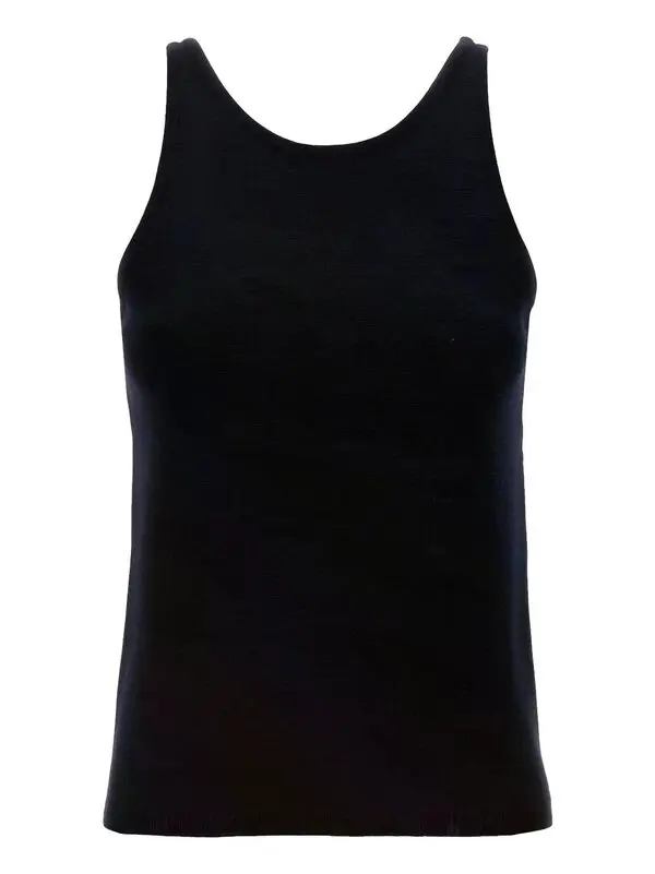 Max Mara Stretch-wool Tank Top - Blue