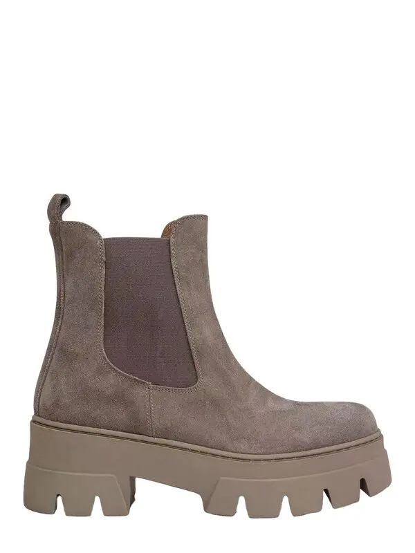 ENNEQUADRO Crosta Chelsea Boots - Brown
