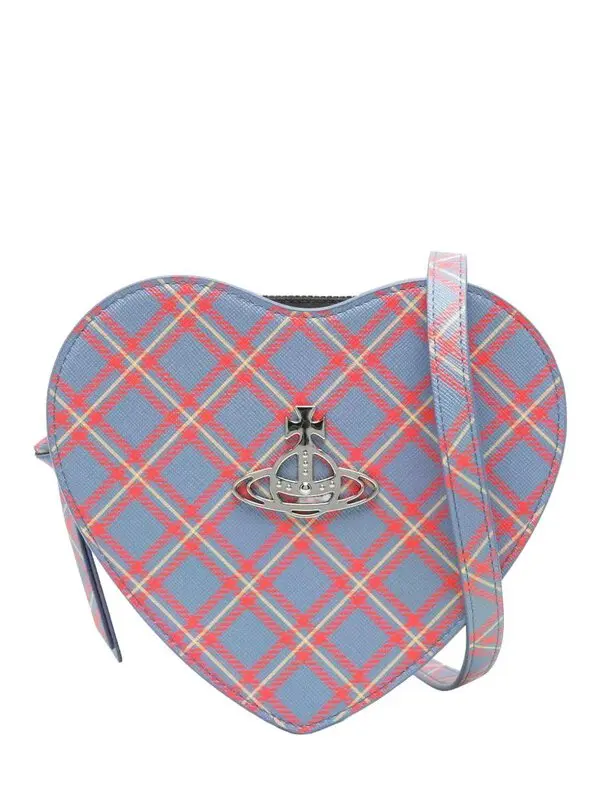 VIVIENNE WESTWOOD Louise Heart Cross Body Bag - Blue