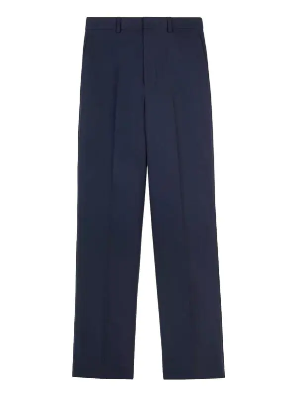 TOD'S Tailored Straight-leg Trousers - Blue