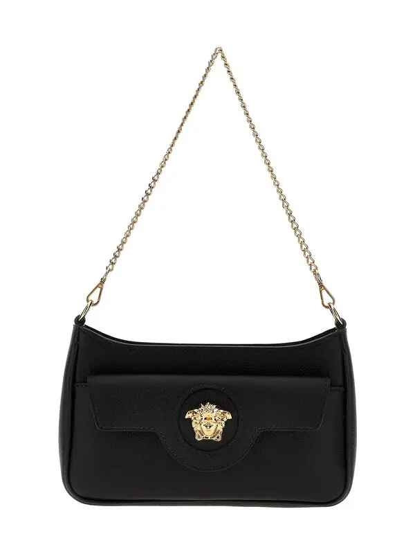 Versace Mini La Medusa Crossbody Bag - Black
