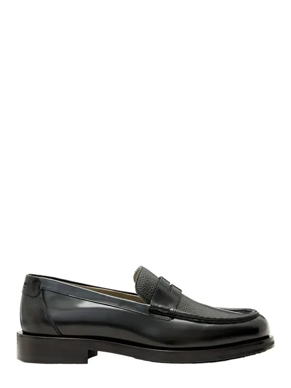 ALLSAINTS Bloom Leather Loafers - Black