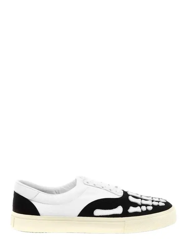 Amiri Skel Toe Lace-up Sneakers - Black/white