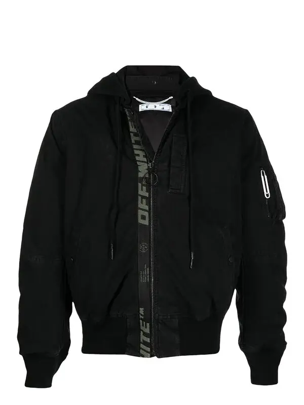 Off-White Vintage Arrow Bomber - Black