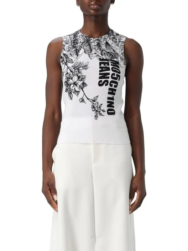 Moschino Printed Top - White