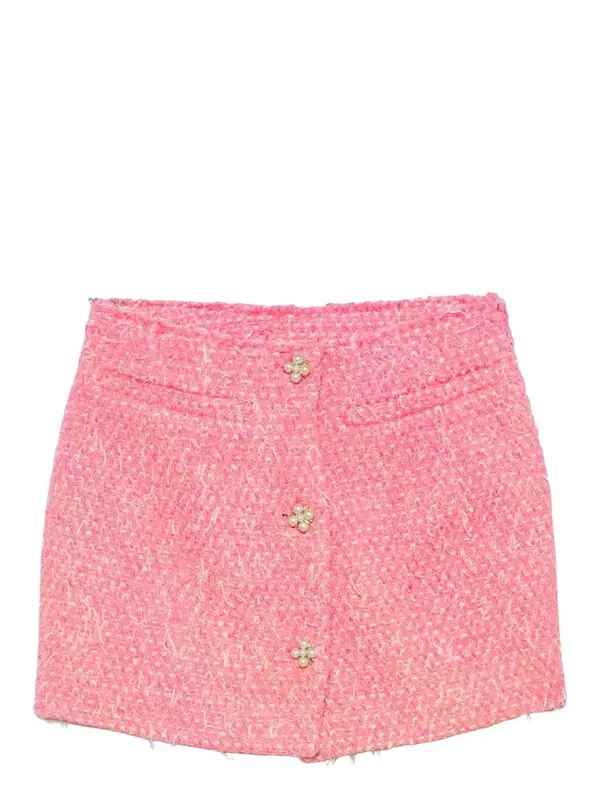 Vetements Deconstructed Mini Skirt - Pink