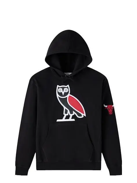 OVO Nba Chicago Bulls Hoodie - Black
