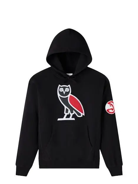 OVO Nba Atlanta Hawks Hoodie - Black