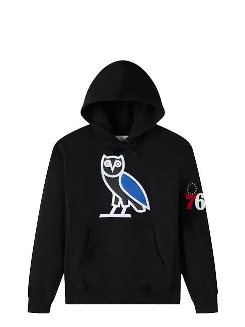 OVO Nba Philadelphia 76ers Hoodie - Black