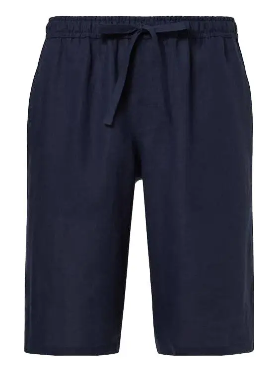 Dolce & Gabbana Linen Bermuda Shorts - Blue