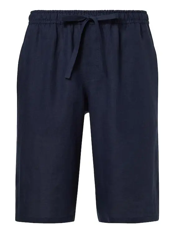 Dolce & Gabbana Linen Bermuda Shorts - Blue