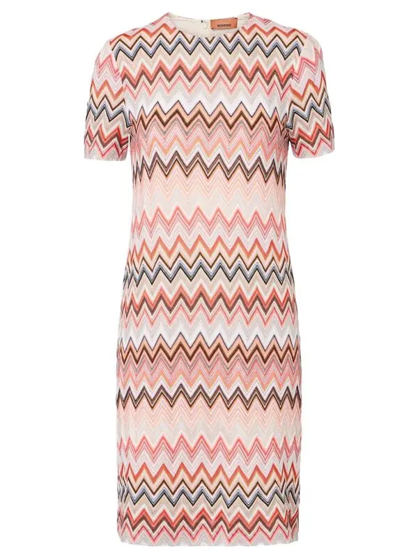 Missoni Striped Lamé Minidress - Multicoloured
