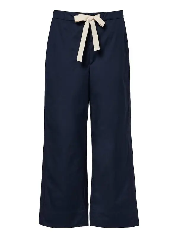 Max Mara Argento Wide-leg Pants - Blue