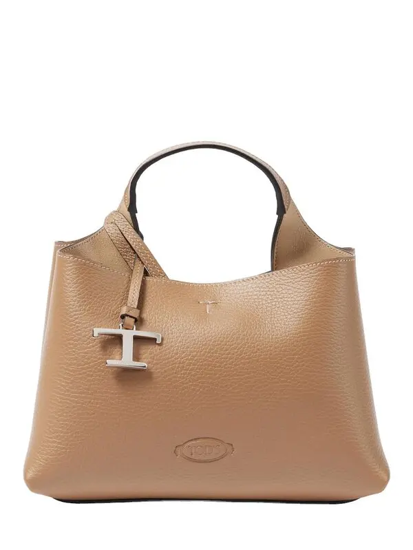 TOD'S Small Leather Shoulder Bag - Brown