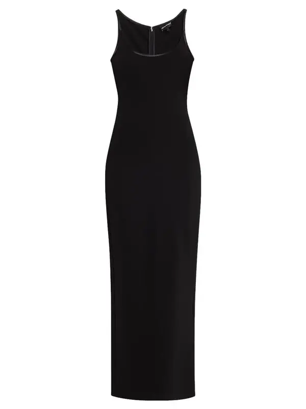 Emporio Armani Sleeveless Maxi Dress - Black