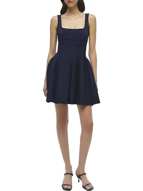 Simkhai Elektra Mini Dress - Midnight
