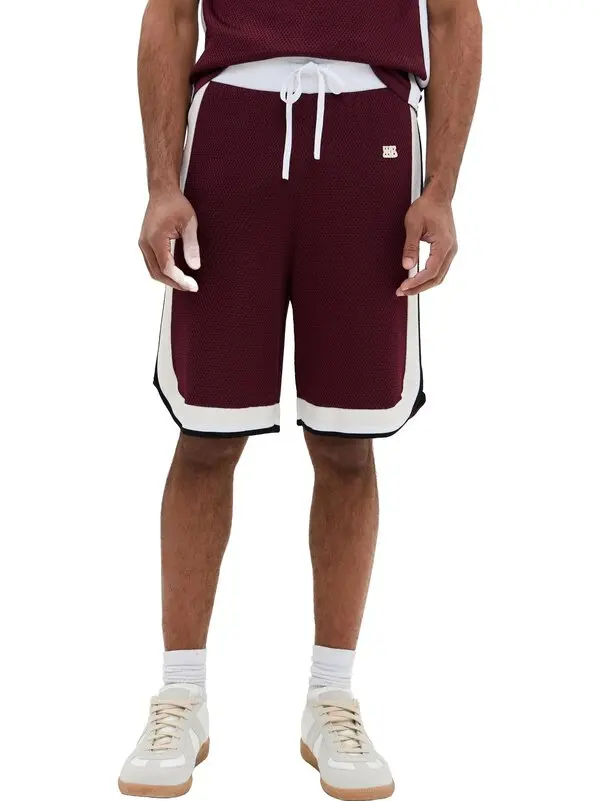 WALES BONNER Rio Shorts - Bordeaux
